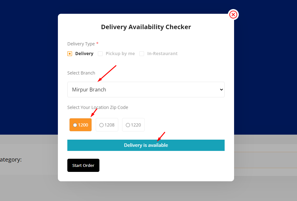 How To Work Delivery Availability Location Check System? - RestroFood
